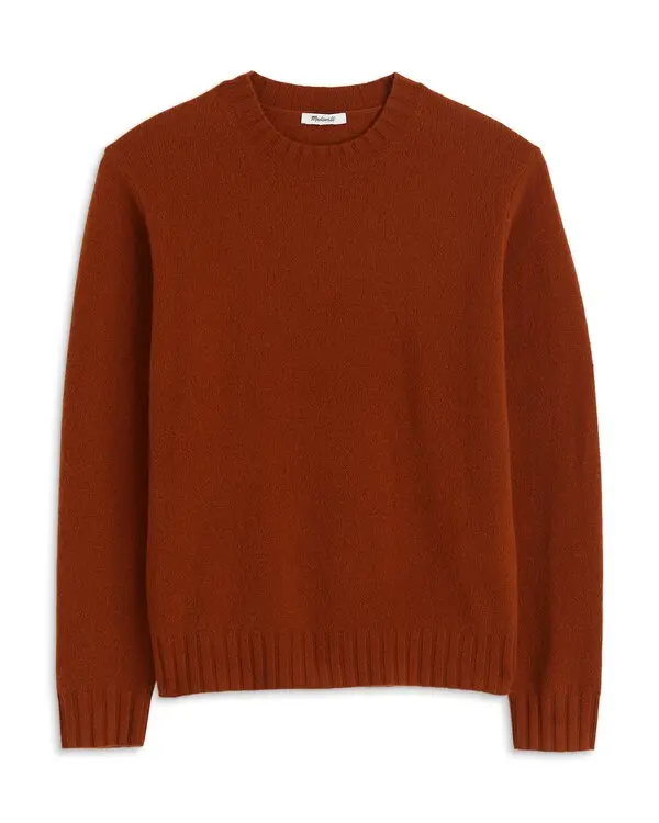 Madewell Merino Wool Crewneck Sweater - Roasted Orange