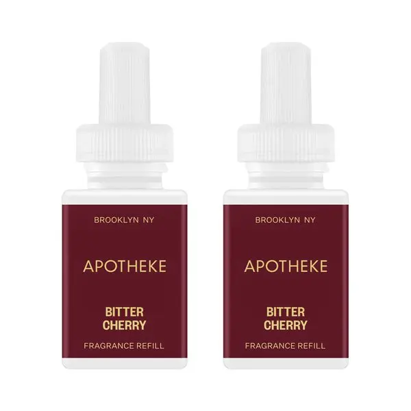 APOTHEKE Bitter Cherry Pura Smart Fragrance Diffuser Refill, Set Of 2