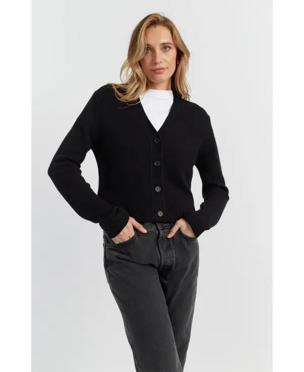 Chinti & Parker Cashmere Cardigan - Black