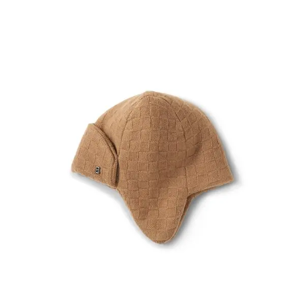Bogner Madison Virgin Wool Aviator Hat - Camel