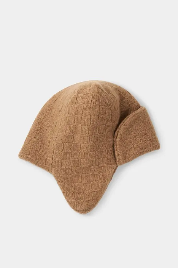 Bogner Madison Virgin Wool Aviator Hat - Camel