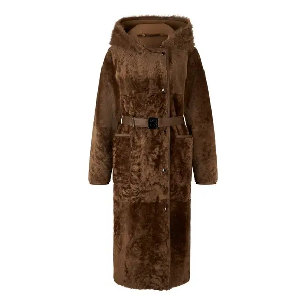 Bogner Lambskin Peyton Coat - Hazel