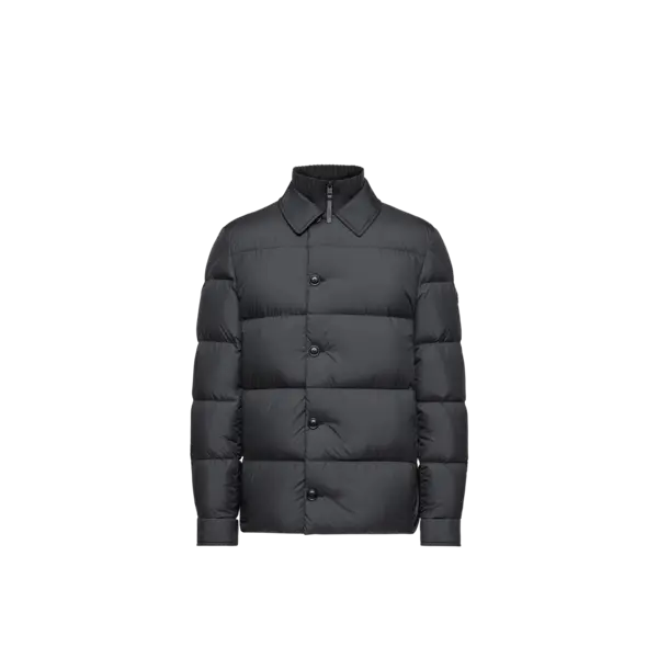 Moncler Padded Shirt Jacket - Black