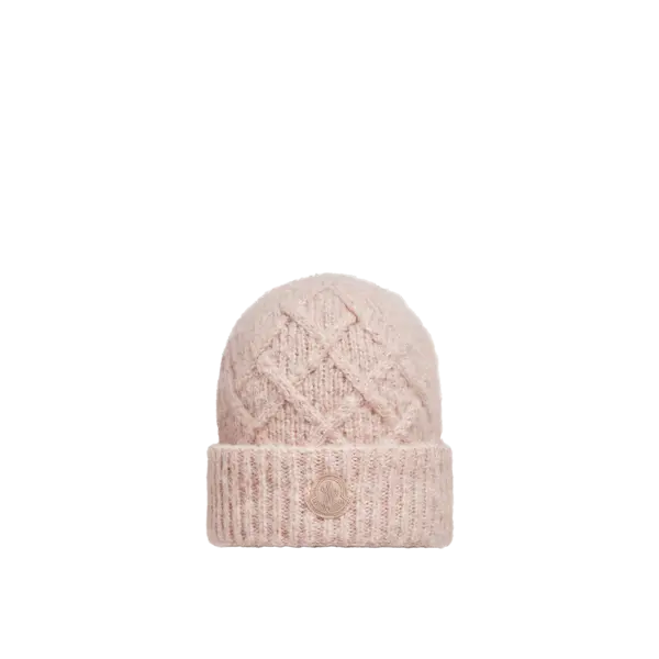 Moncler Alpaca Blend Beanie - Pink