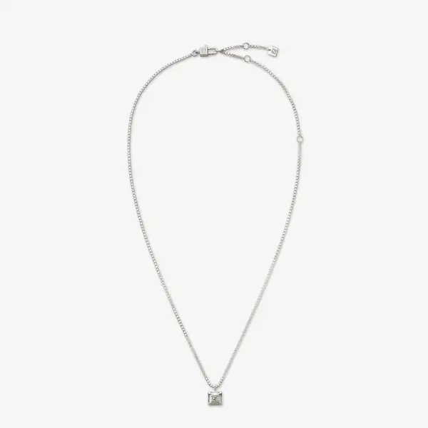 Fendi 925 Sterling Necklace - Silver