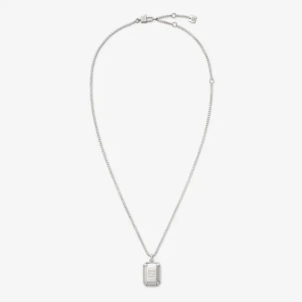 Fendi 925 Sterling Necklace - Silver