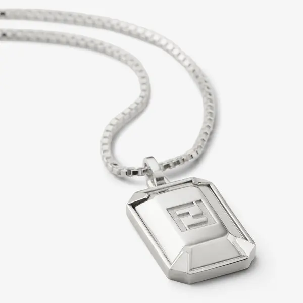 Fendi 925 Sterling Necklace - Silver