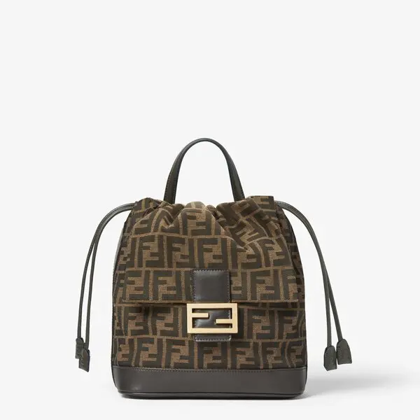 Fendi Ff Jacquard Backpack - Brown
