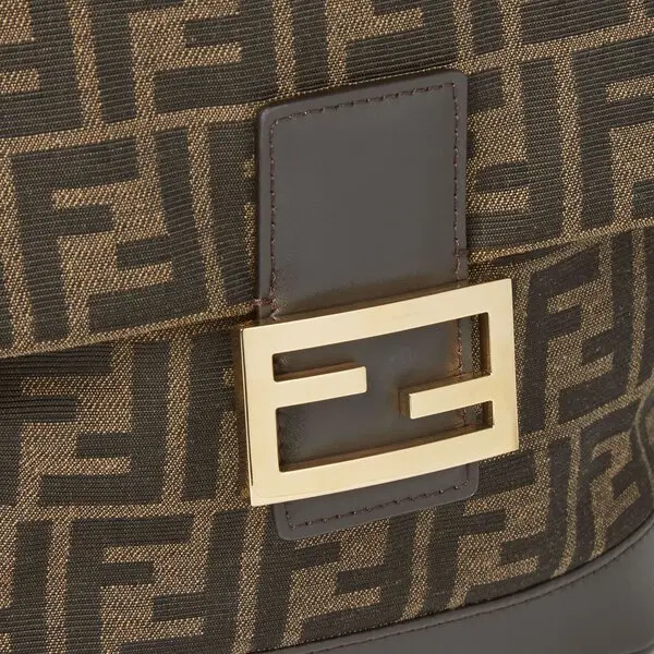 Fendi Ff Jacquard Backpack - Brown