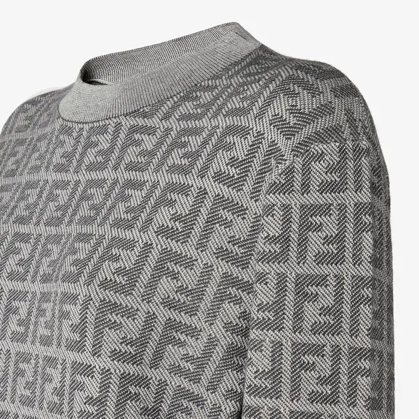 Fendi Ff Jacquard Boxy Jumper