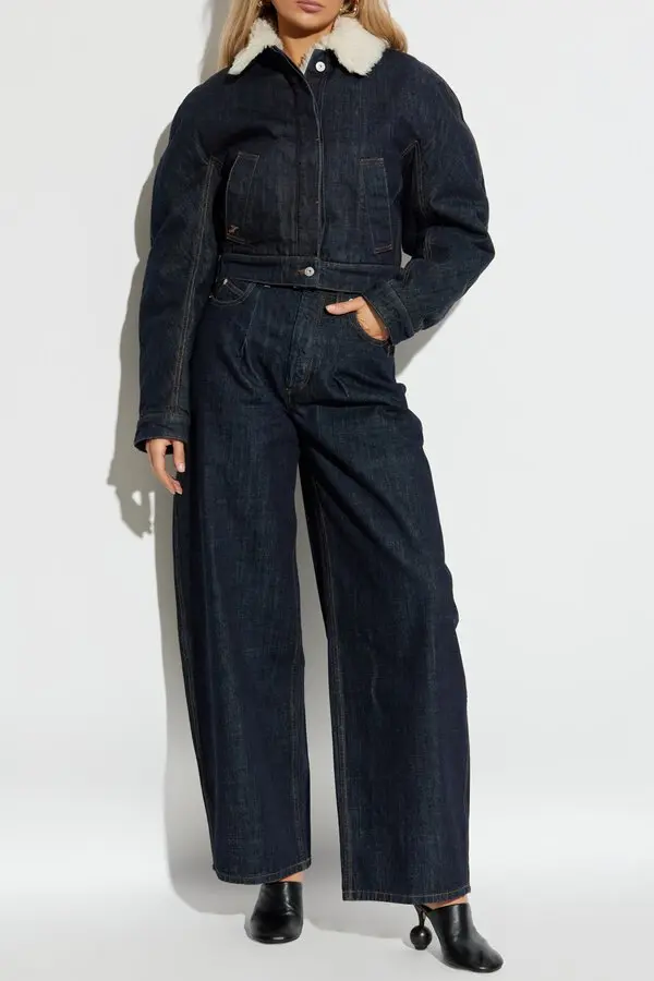 Jacquemus Denim Jacket - Navy Blue