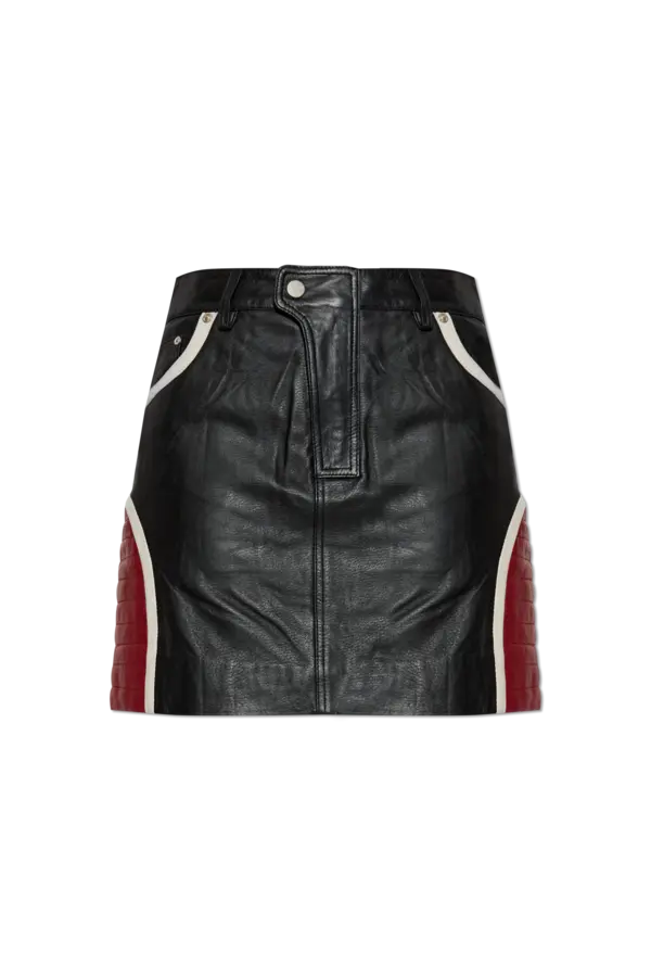GESTUZ Gzyvette Leather Skirt