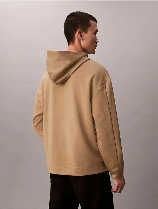 Calvin Klein Emblem Logo Wool Blend Hoodie