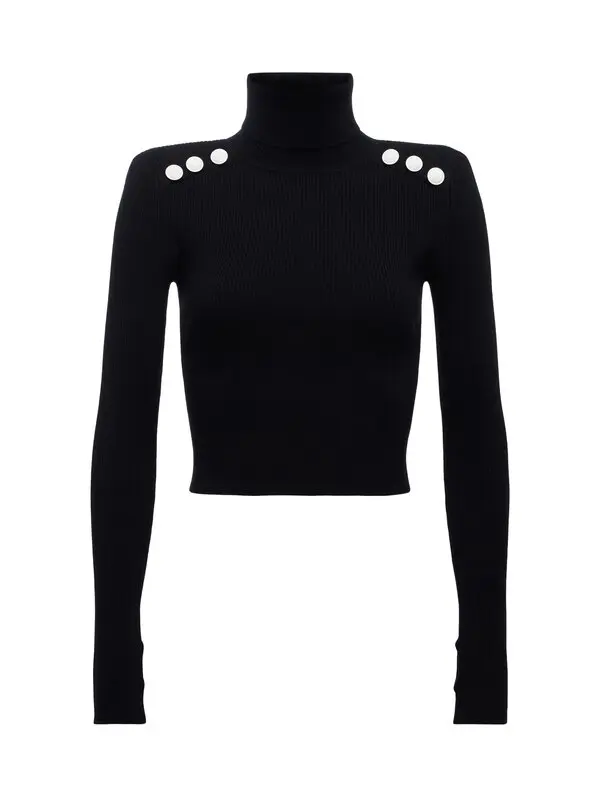 L'Agence Colette Cropped Turtleneck