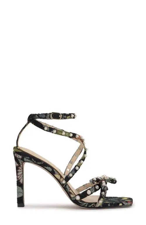 Jessica Simpson Loelva Studded Strappy Sandal - Black Multi
