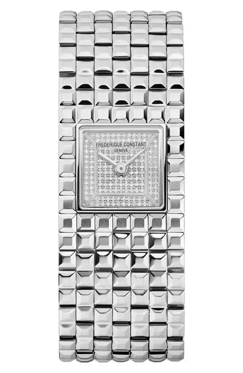 FREDERIQUE CONSTANT Classics Diamond Bracelet Watch - Silverone