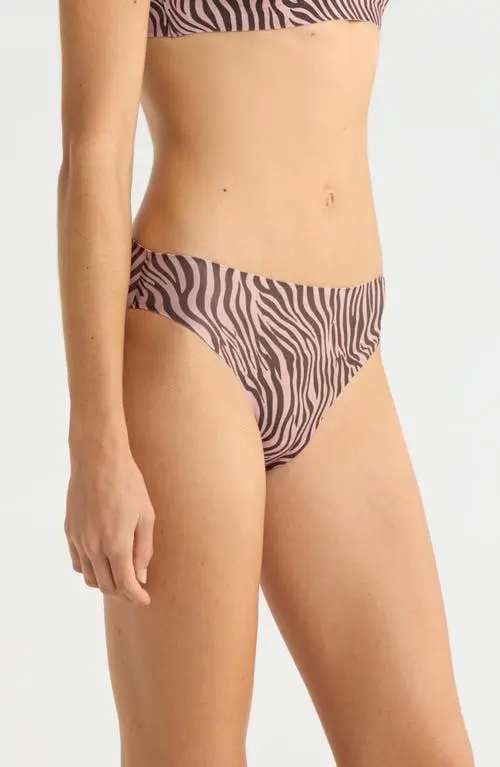 MEUNDIES Dreamseam Bikini Bottom - Blush Zebra