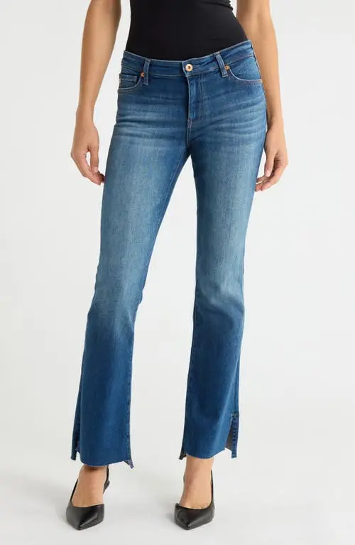 Ag Angel Low-rise Step Hem Bootcut Jeans