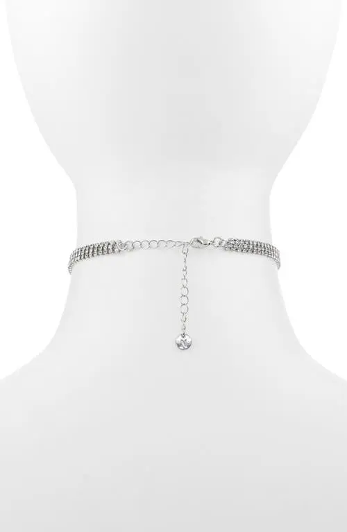 Bp. Sparkle Bow Choker Necklace