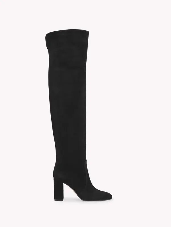 GIANVITO ROSSI Glen Cuissard Over-the-knee Boots - Black Suede