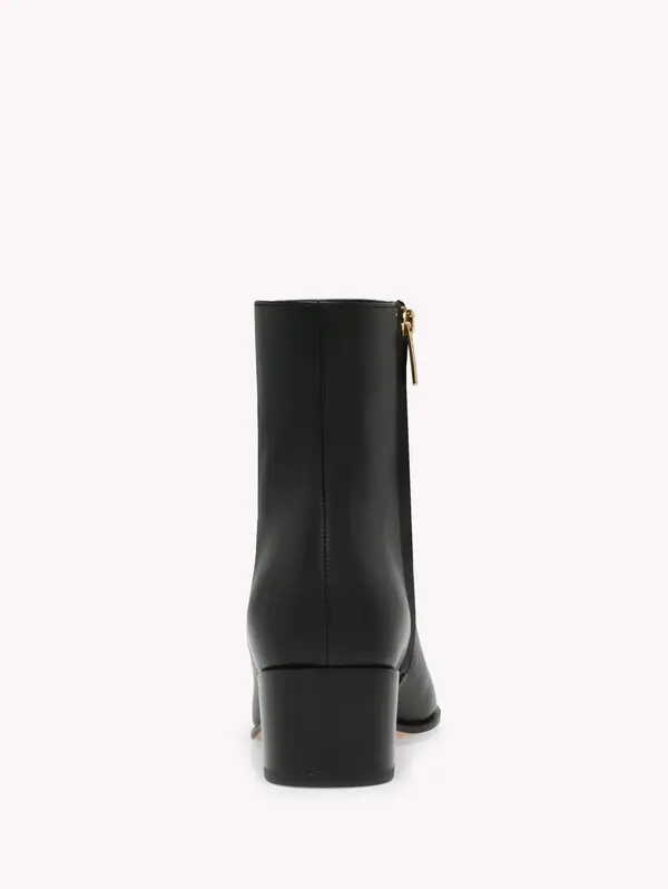 GIANVITO ROSSI Spencer Booties - Black - Calf