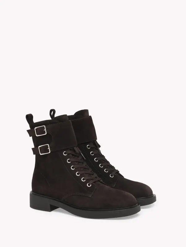 GIANVITO ROSSI Ripley Lace-up Ankle Boots