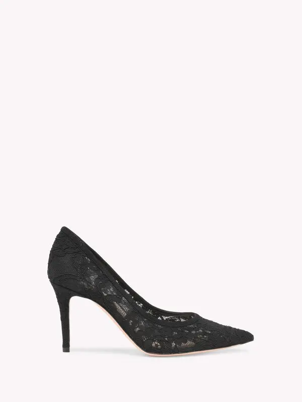 GIANVITO ROSSI Claudia 85 Pumps - Black - Lace