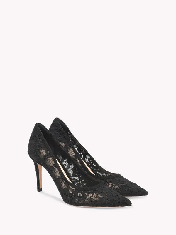 GIANVITO ROSSI Claudia 85 Pumps - Black - Lace