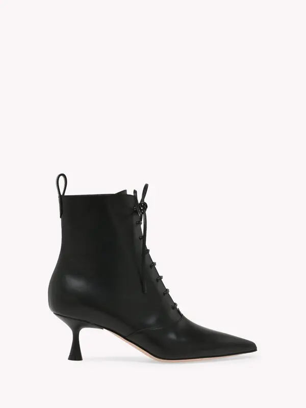 GIANVITO ROSSI Morganne 55 Lace-up Booties