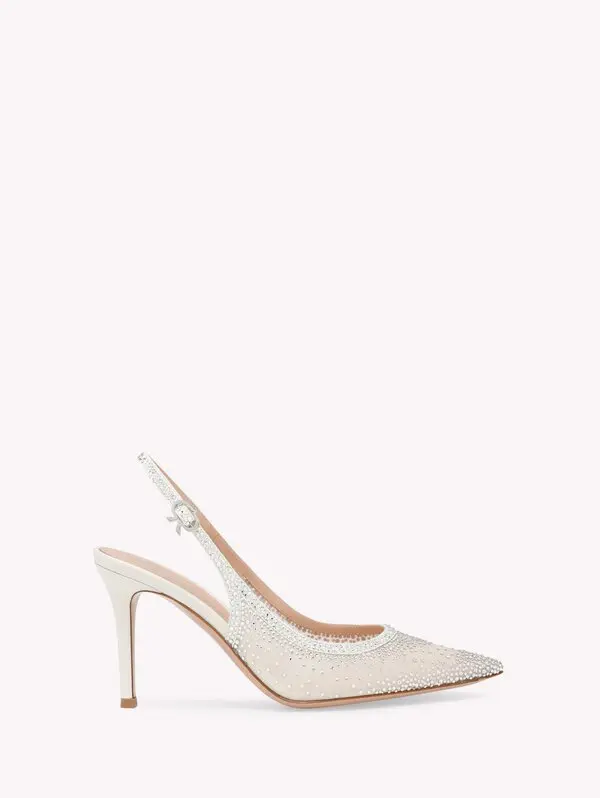 GIANVITO ROSSI Regina 85 Slingbacks