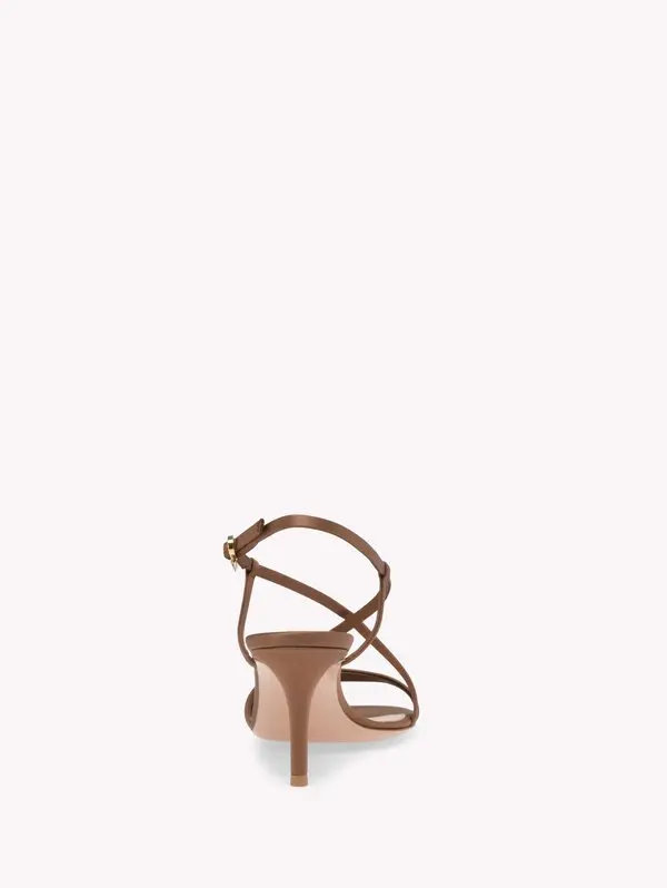 GIANVITO ROSSI Larisse 70 Sandals - Brown