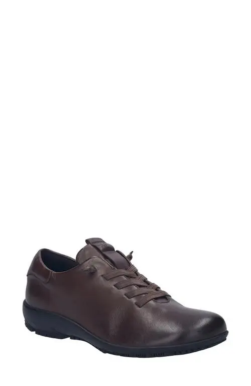 Josef Seibel Lace-up Leather Sneaker - Moro