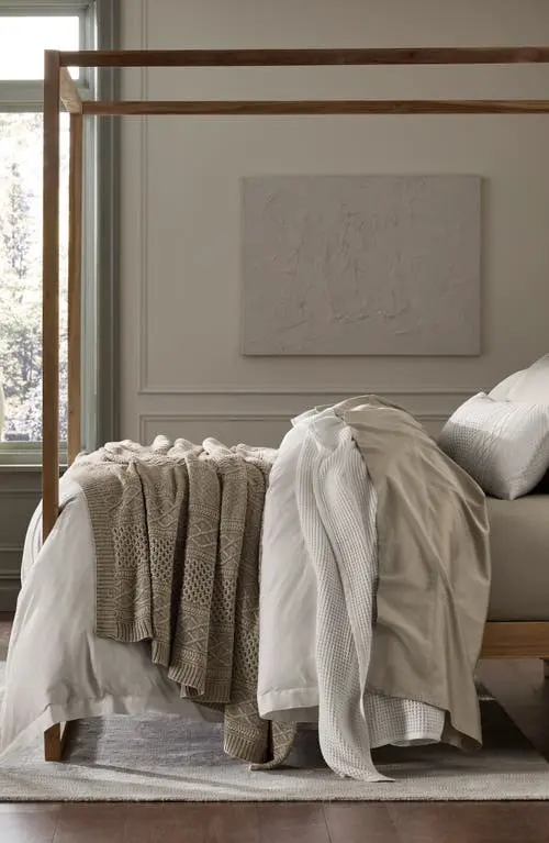 BOLL & BRANCH Percale Hemmed Sheet Set - Oak