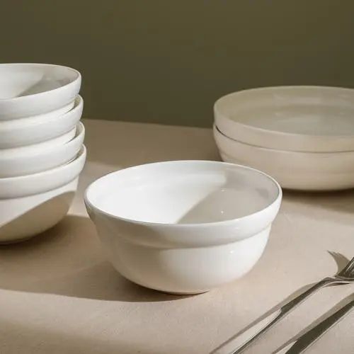 STONE + LAIN Virtuo Porcelain 4-piece Bowl Set