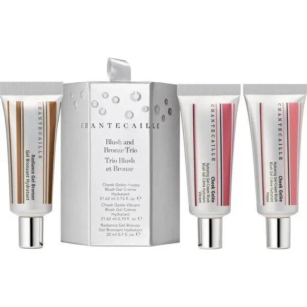 CHANTECAILLE Blush & Bronze Trio Set $147 Value - No Color