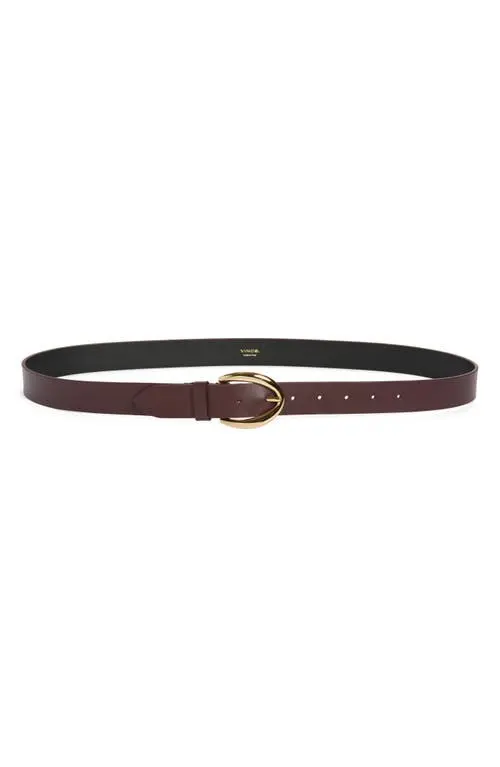 Vince Leather Belt - Fig
