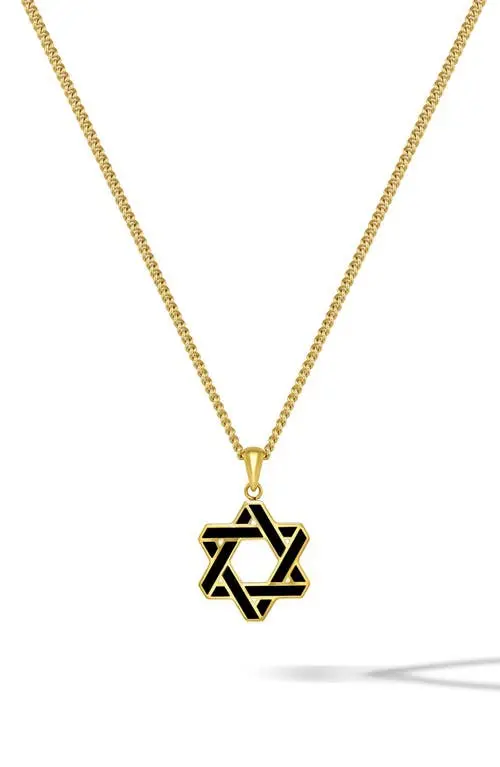 VINCERO Star Of David Pendant Necklace - Gold