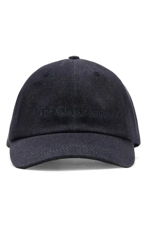 Mango Classic Club Baseball Cap - Dark Blue