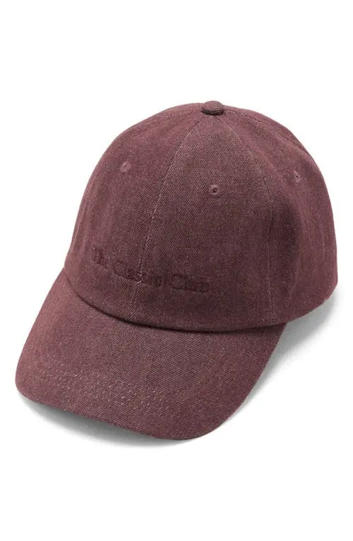 Mango Classic Club Baseball Cap - Maroon