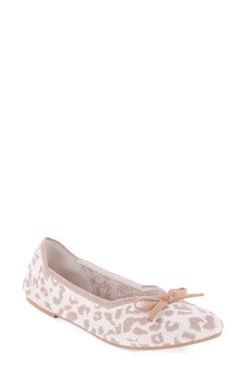 Tahari Tortuga Ballet Flat - Beige Cheetah