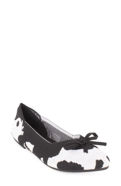 Tahari Tortuga Ballet Flat - Black Pony