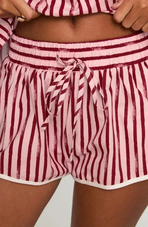 Princess Polly Striped Cotton Shorts