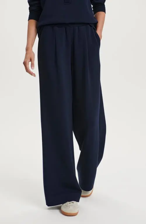 Varley The Extra Wide Leg Pants - Navy