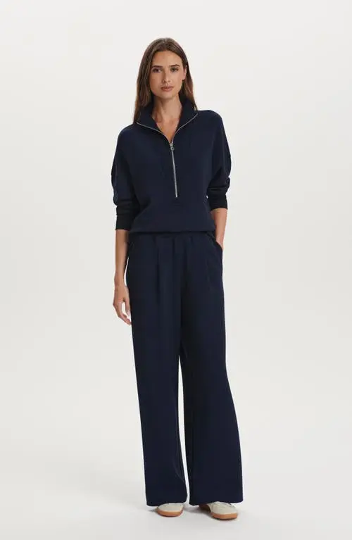 Varley The Extra Wide Leg Pants - Navy