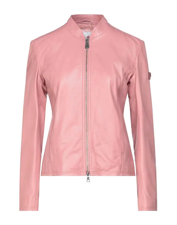 Peuterey Leather Biker Jacket