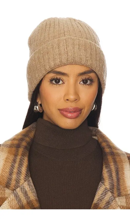 Hat Attack Key Beanie - Tan