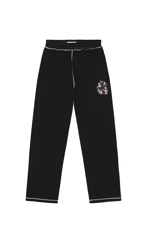 ANTI SOCIAL SOCIAL CLUB Contrast Stitch Sweats - Black