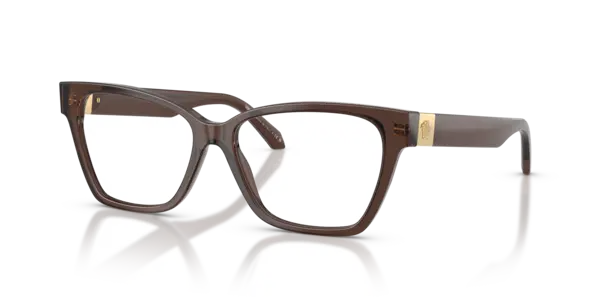 Versace Ve3382 Eyeglasses - Transparent Brun