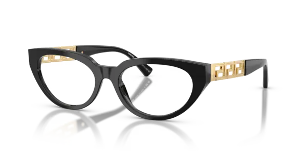 Versace Full Rim Cat Eye Frame - Noir