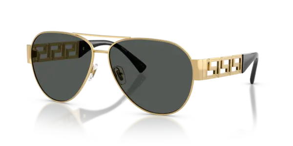 Versace Ve2289 Aviator Sunglasses - Or